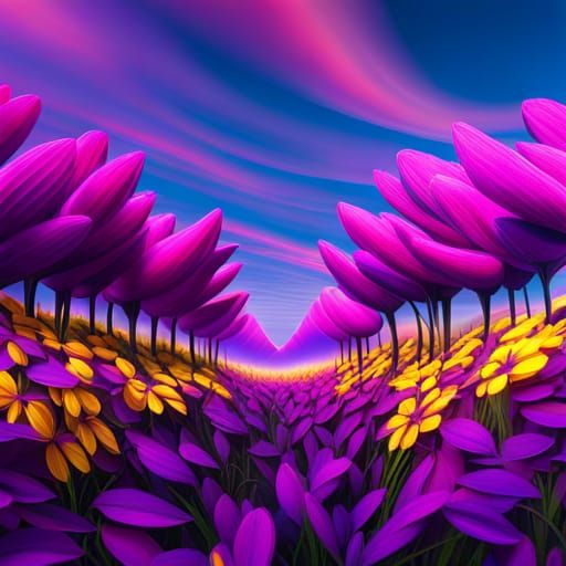 Flowers - AI Generated Artwork - NightCafe Creator
