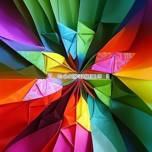 Beautiful Origami Goddess Insanely HyperRealistic Insanely ...