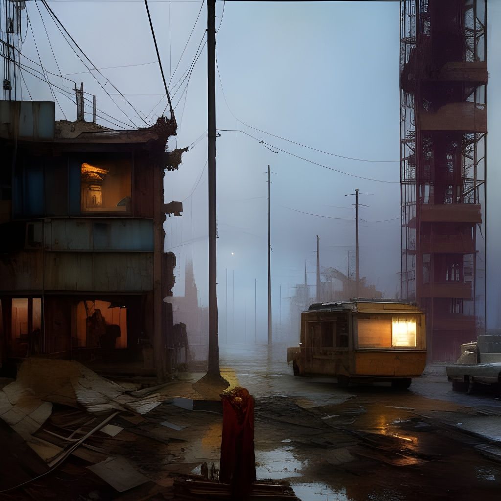 Wasteland - AI Generated Artwork - NightCafe Creator