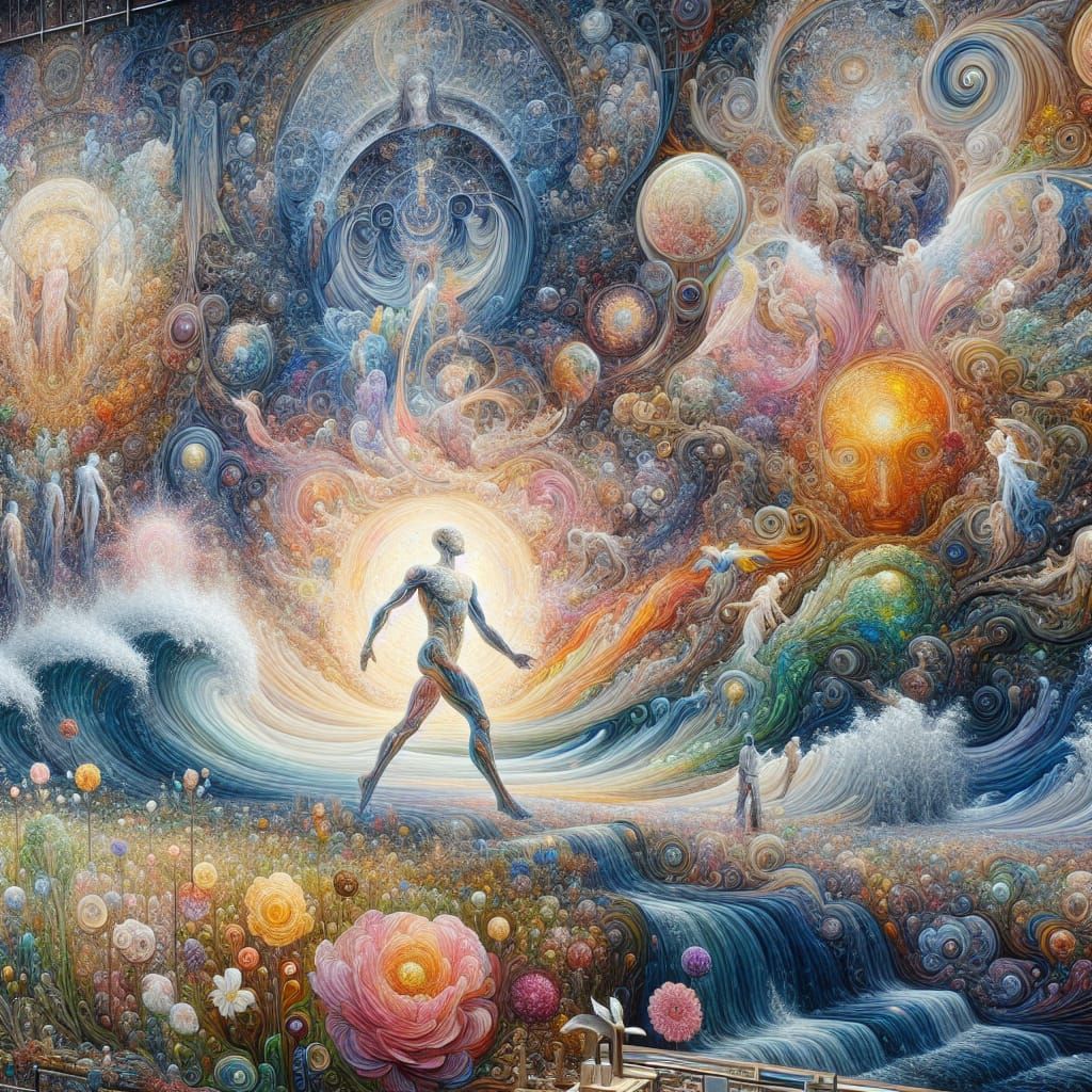 the endless course of life - AI Generated Artwork - NightCafe Creator