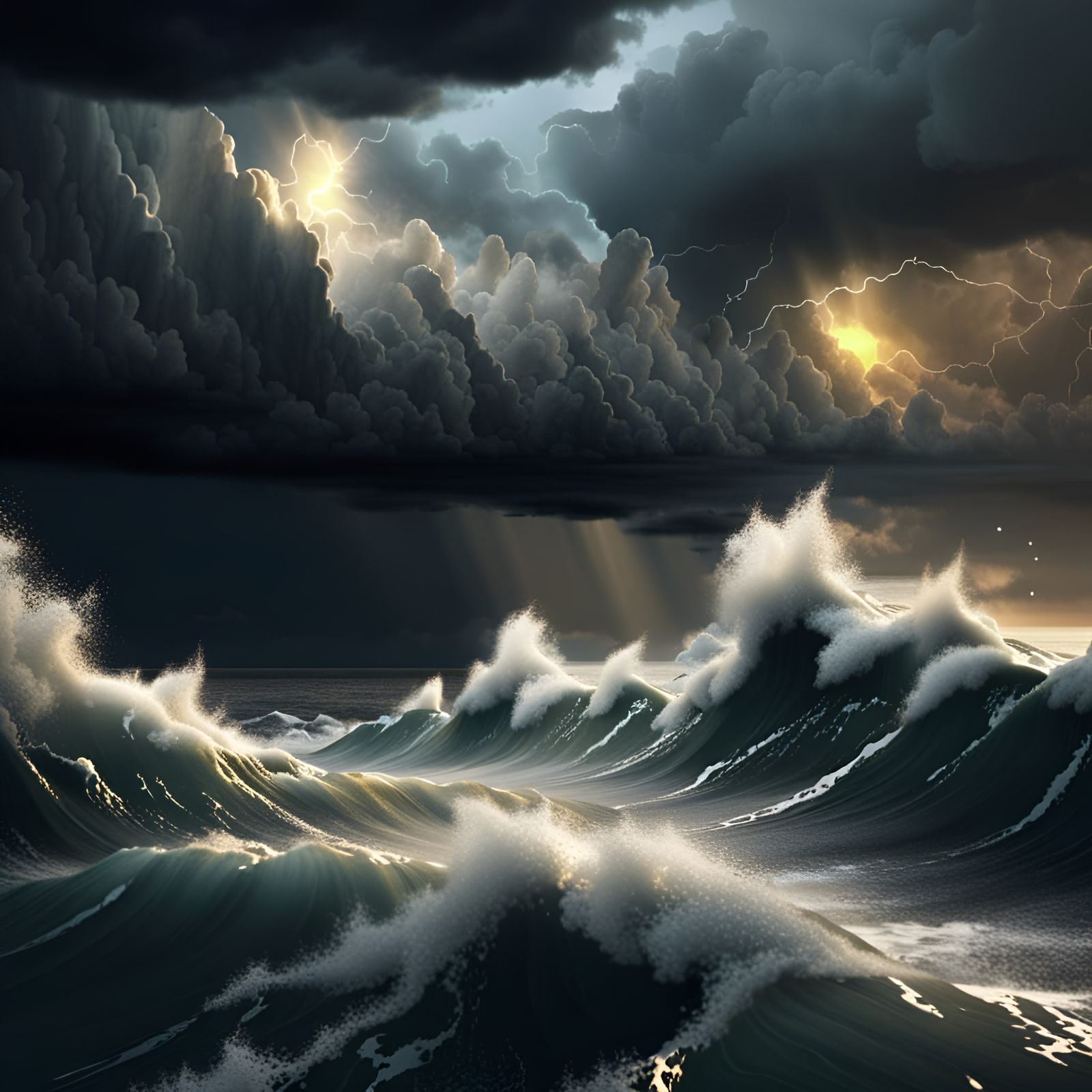 The storm - AI Generated Artwork - NightCafe Creator
