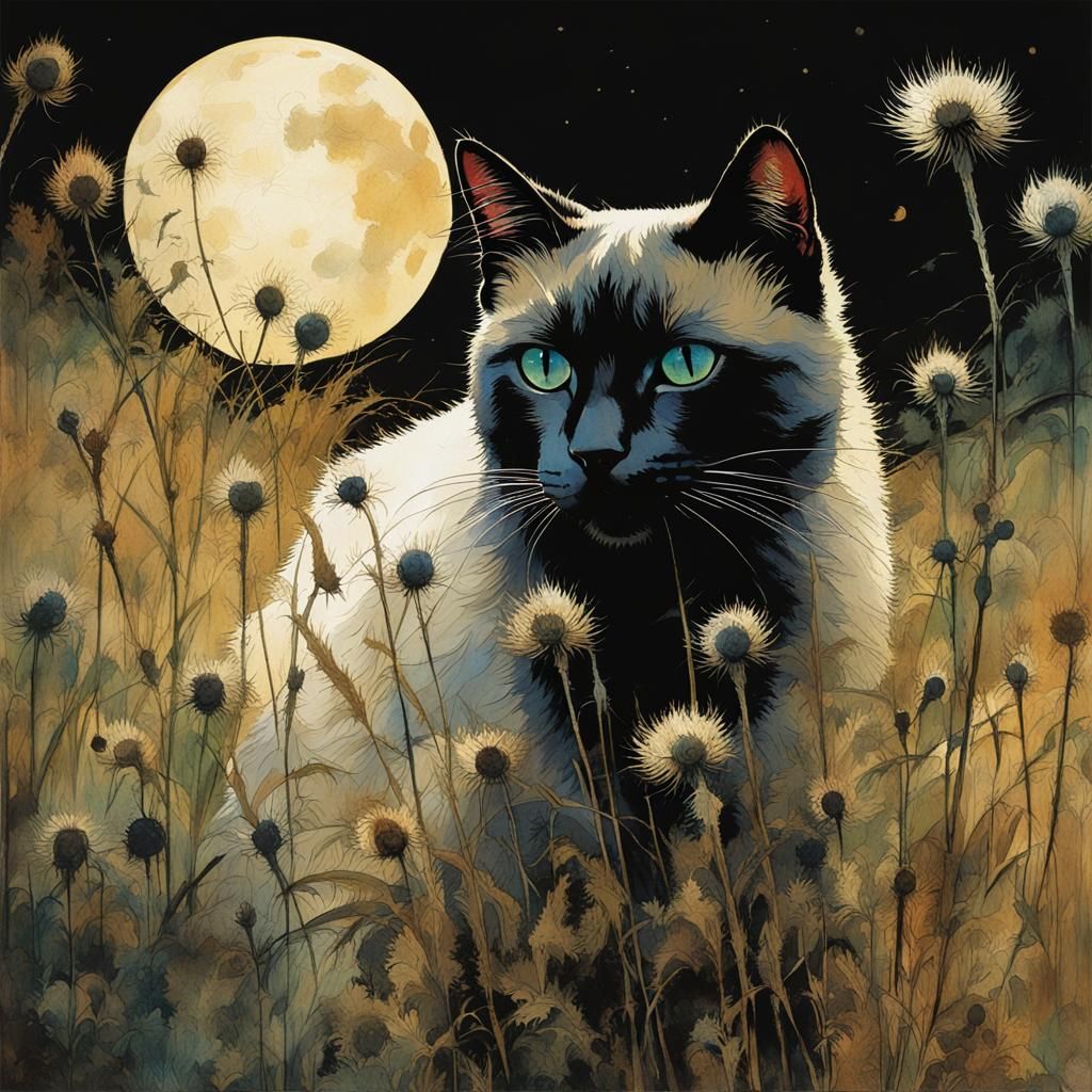 Night hunt - AI Generated Artwork - NightCafe Creator