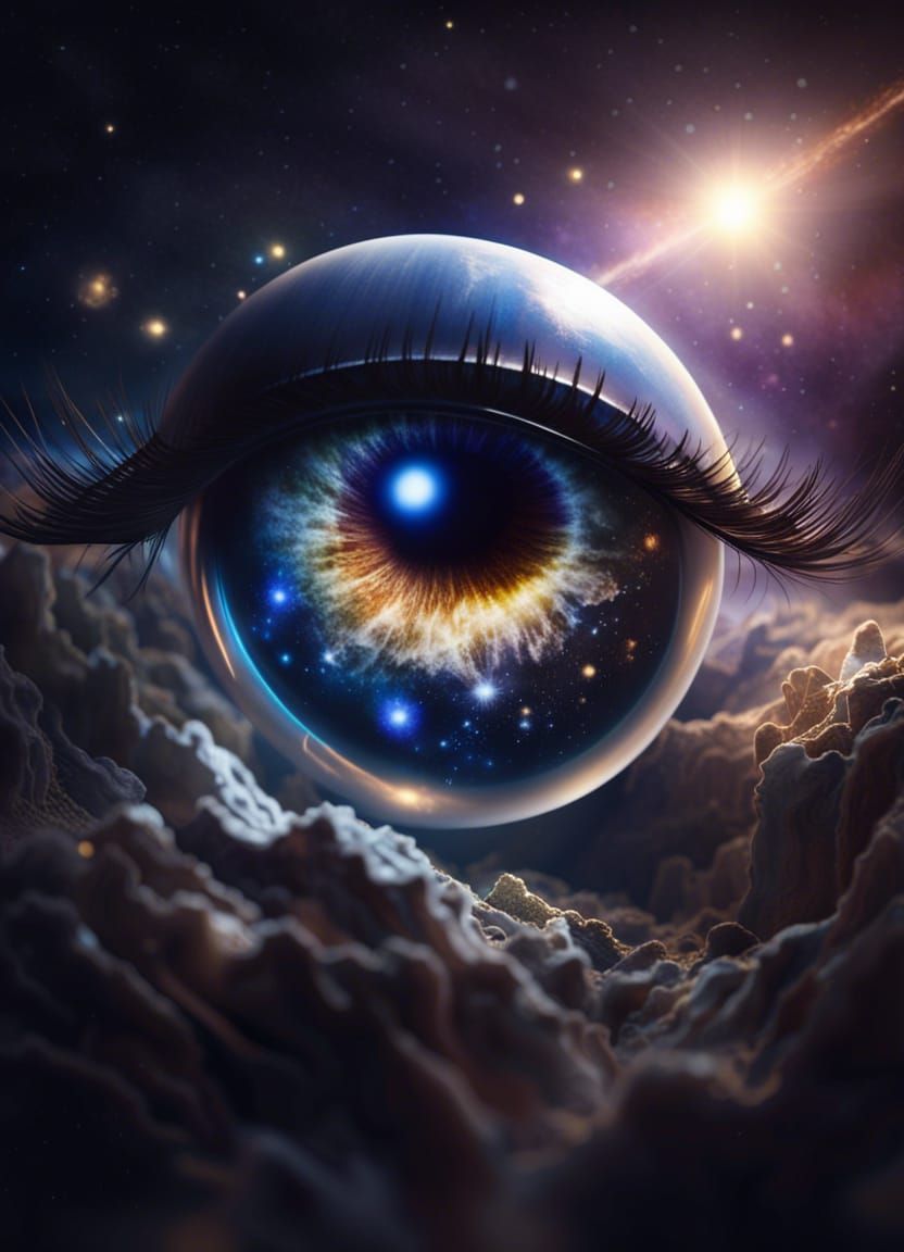 Galactic Eye - AI Generated Artwork - NightCafe Creator