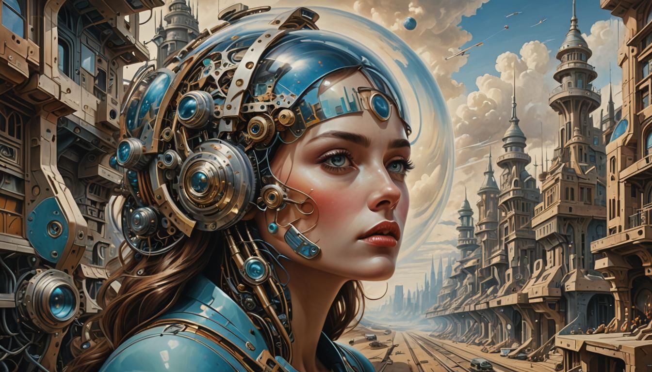 Mind reading machine - AI Generated Artwork - NightCafe Creator