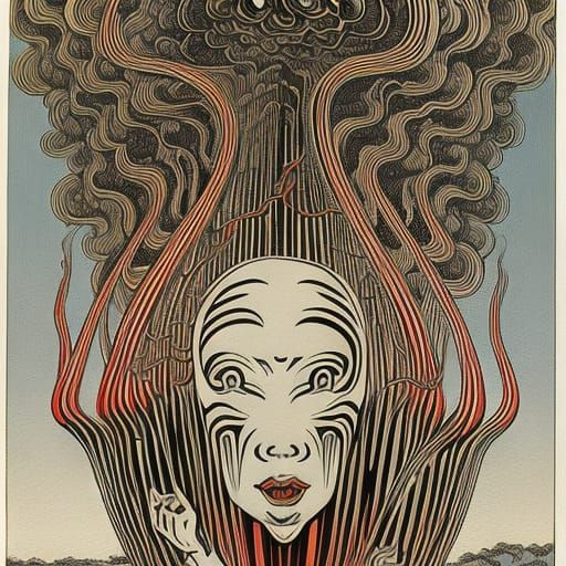 deformed dripping brain consisting of festering body parts by Shintaro ...