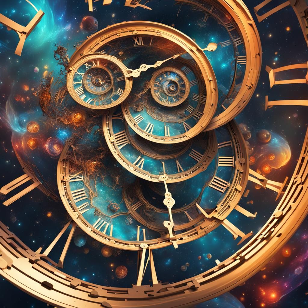 Cosmic Time - AI Generated Artwork - NightCafe Creator