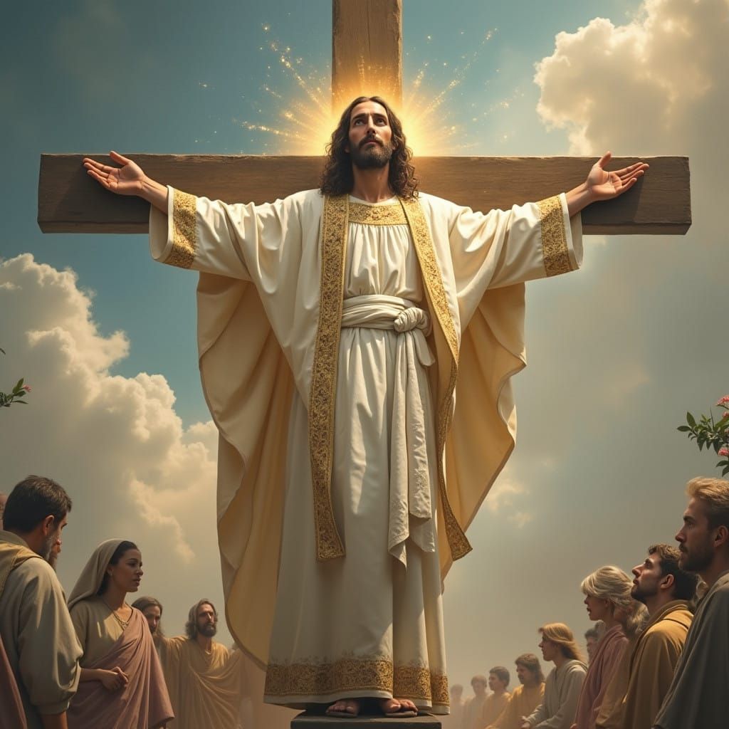 Jesus Ruling the World from the Cross in Catholic ... - AI Art