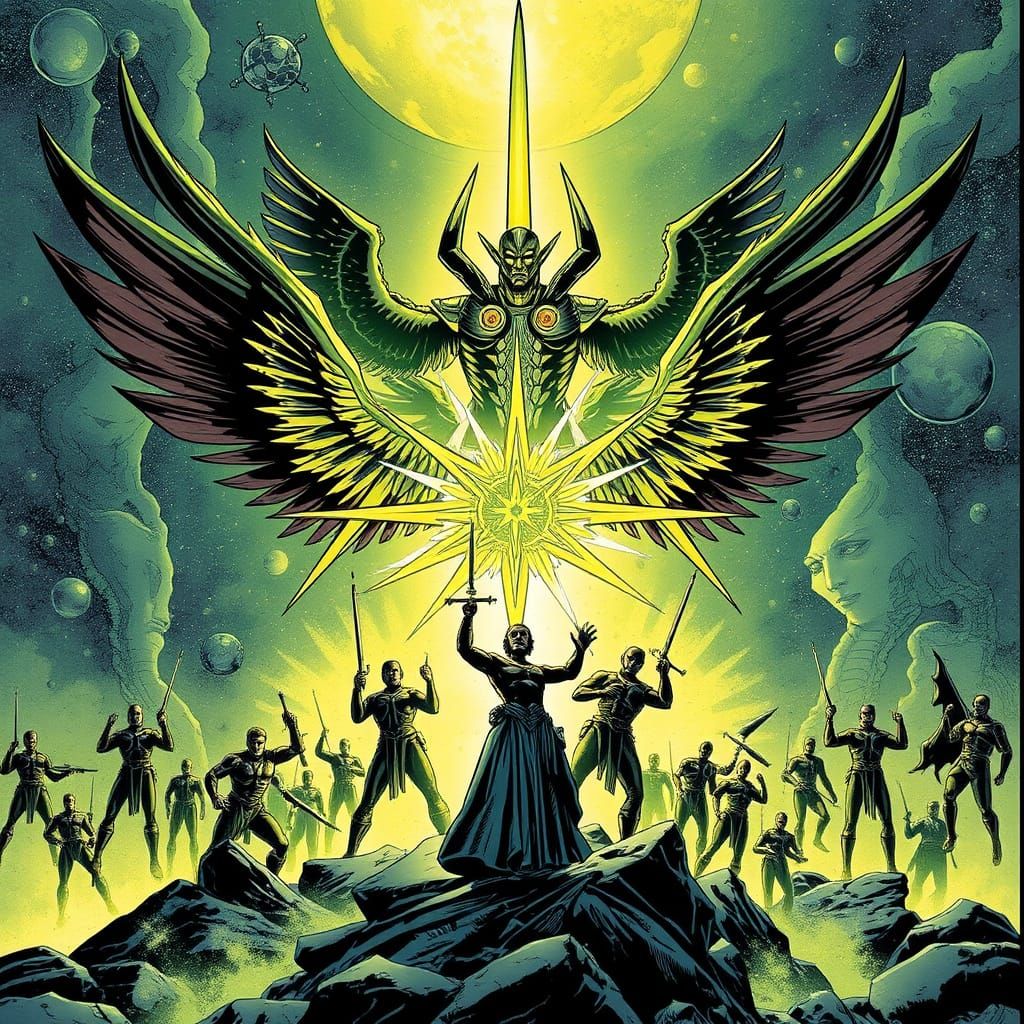 Galactic Empire Built on Genetic Superiority and S... - AI Art