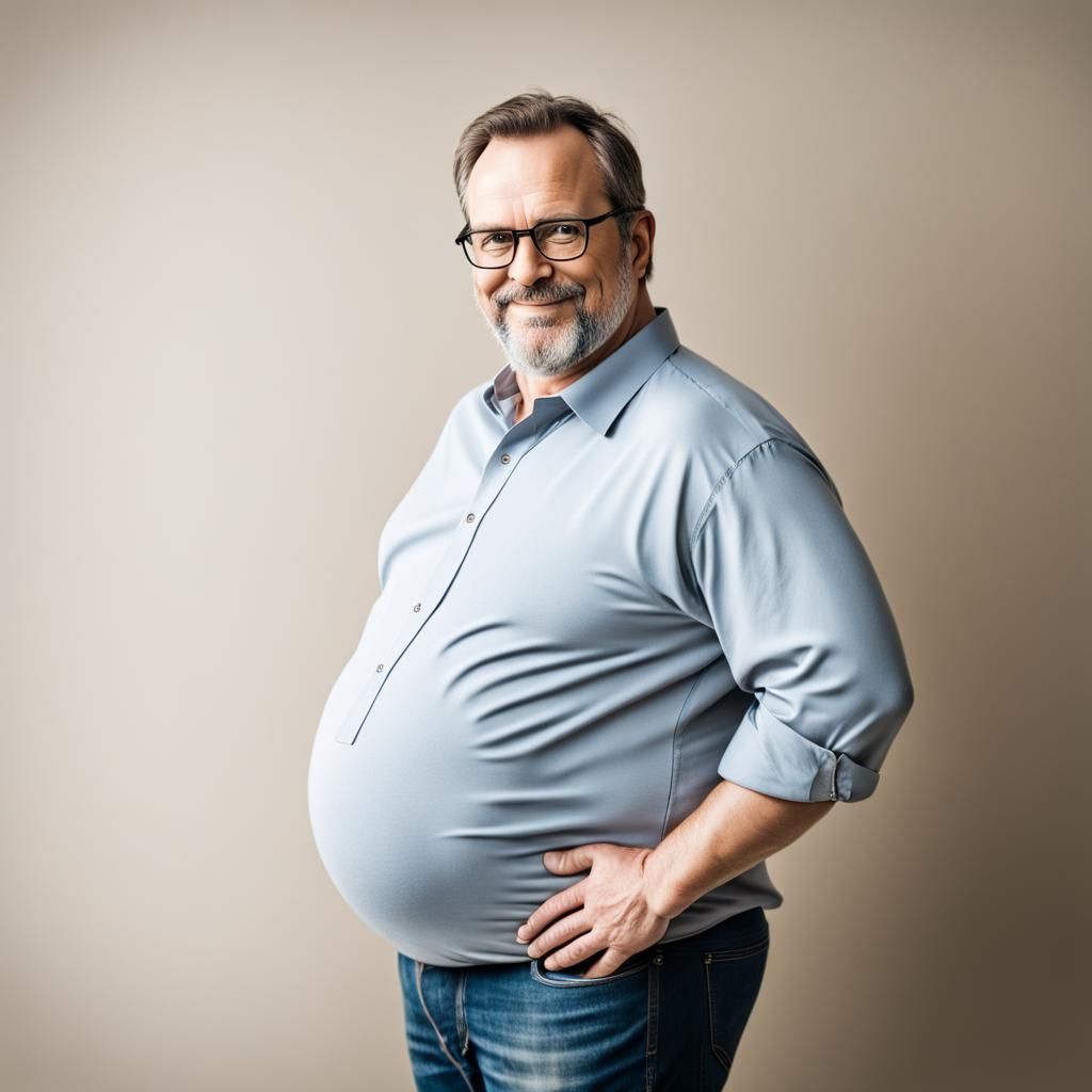 Pregnant Daddy - AI Generated Artwork - NightCafe Creator