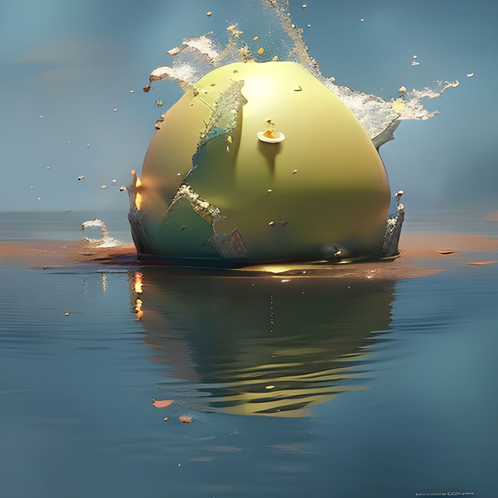 Water Balloon Bomb - AI Generated Artwork - NightCafe Creator