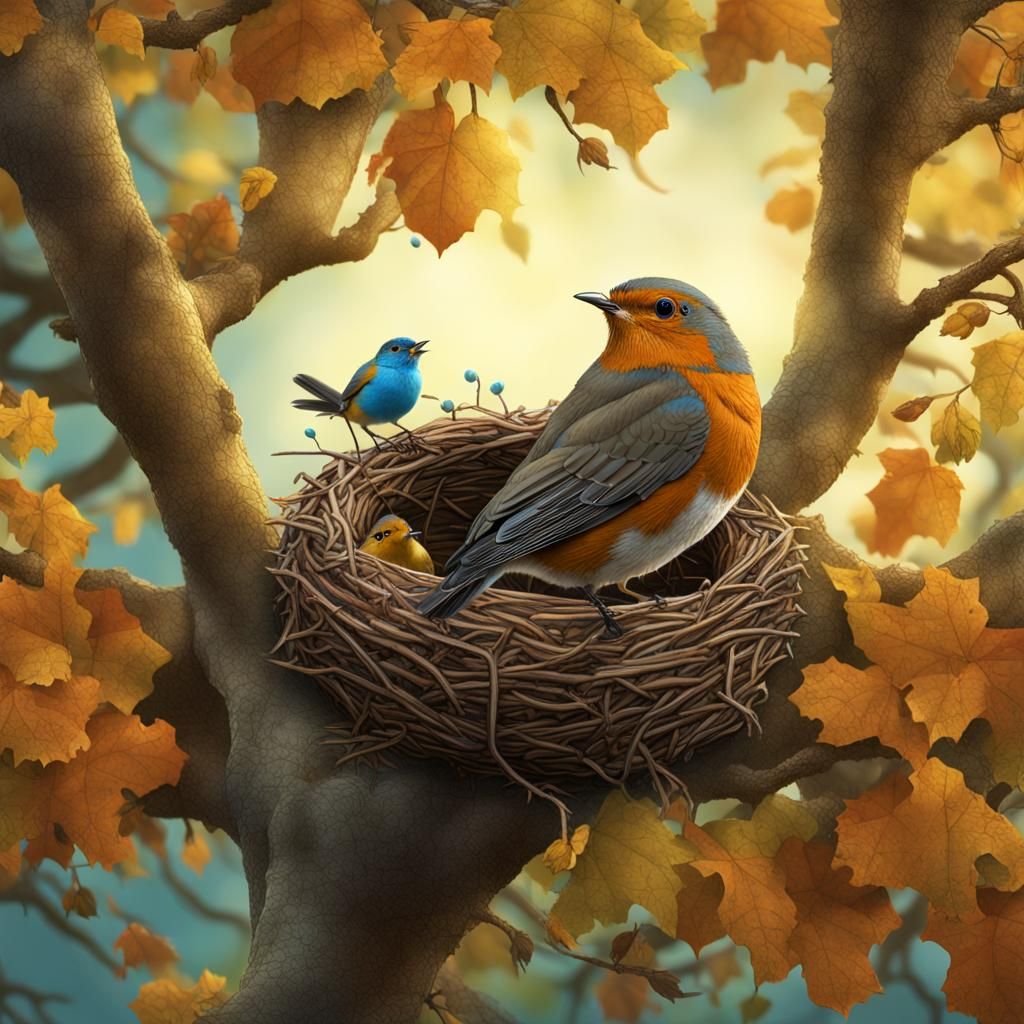 Robin - AI Generated Artwork - NightCafe Creator