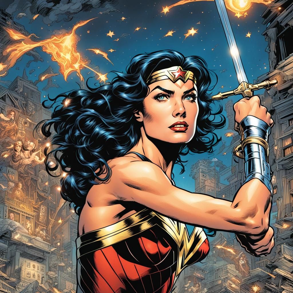 Wonder Woman - AI Generated Artwork - NightCafe Creator