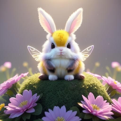 Bunny Bee - AI Generated Artwork - NightCafe Creator