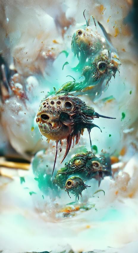 Warhammer Death Guard Pufferfish - AI Generated Artwork - NightCafe Creator