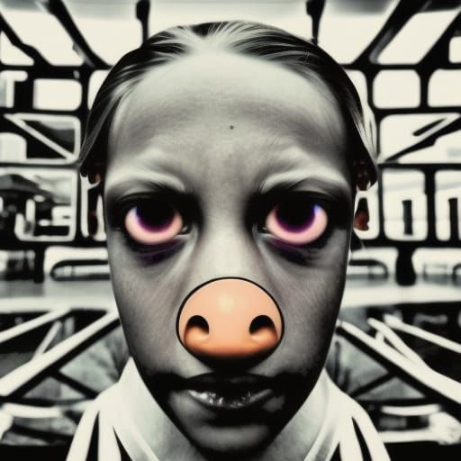 Big man, pig man - AI Generated Artwork - NightCafe Creator