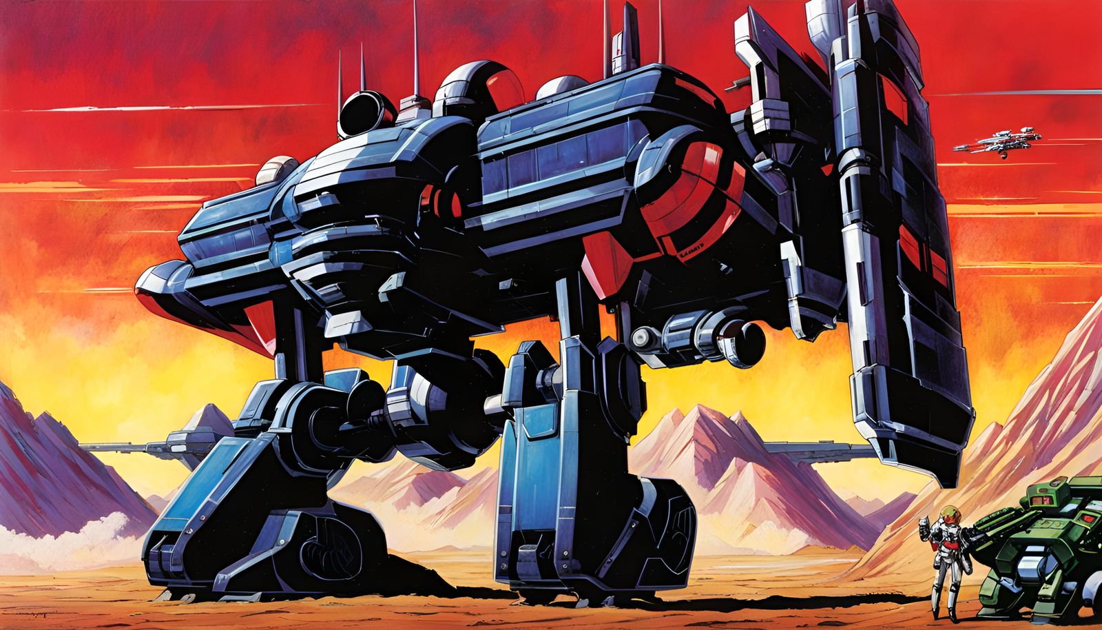 Blaster Master Zero, James Gurney - AI Generated Artwork - NightCafe Creator