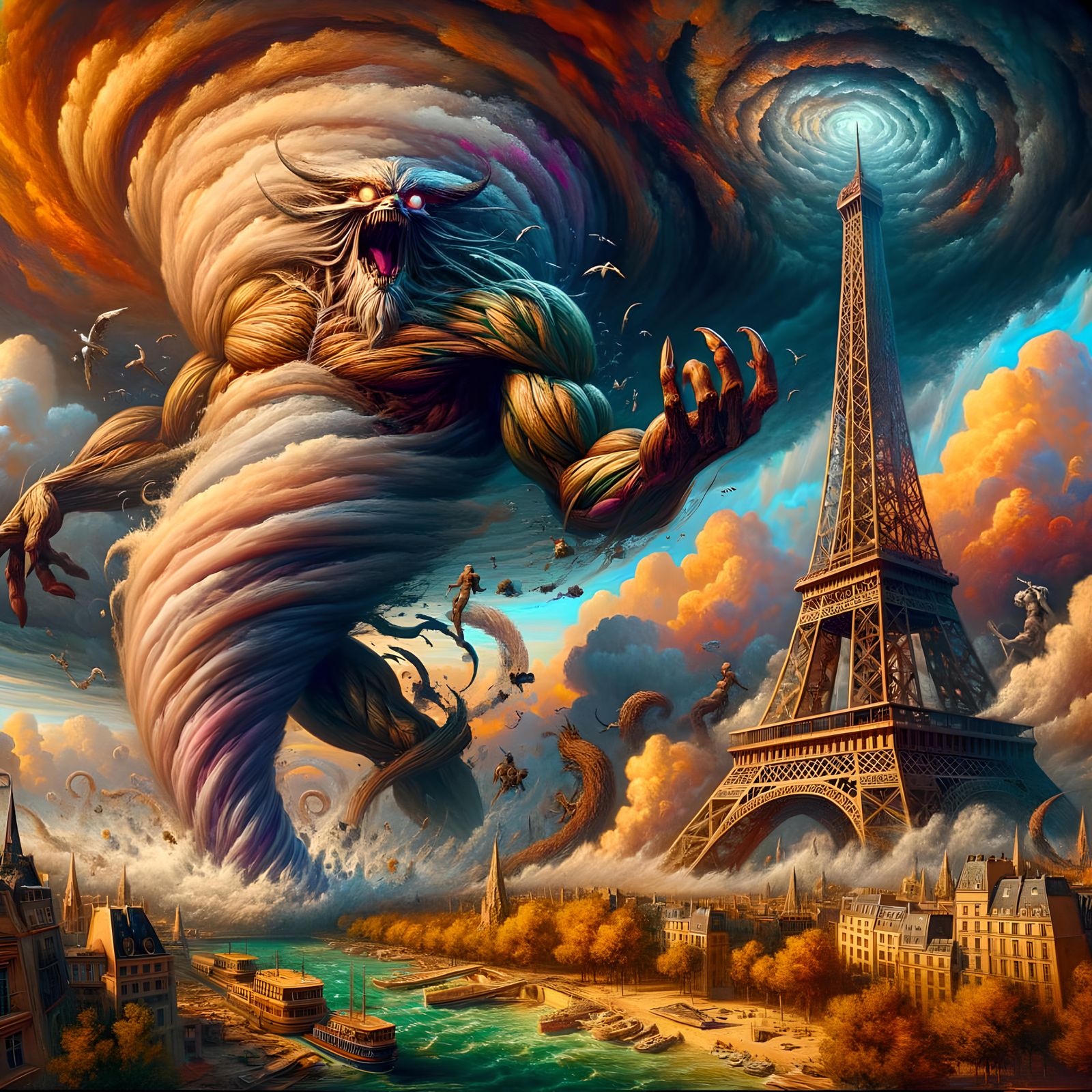 Menacing Storm - AI Generated Artwork - NightCafe Creator