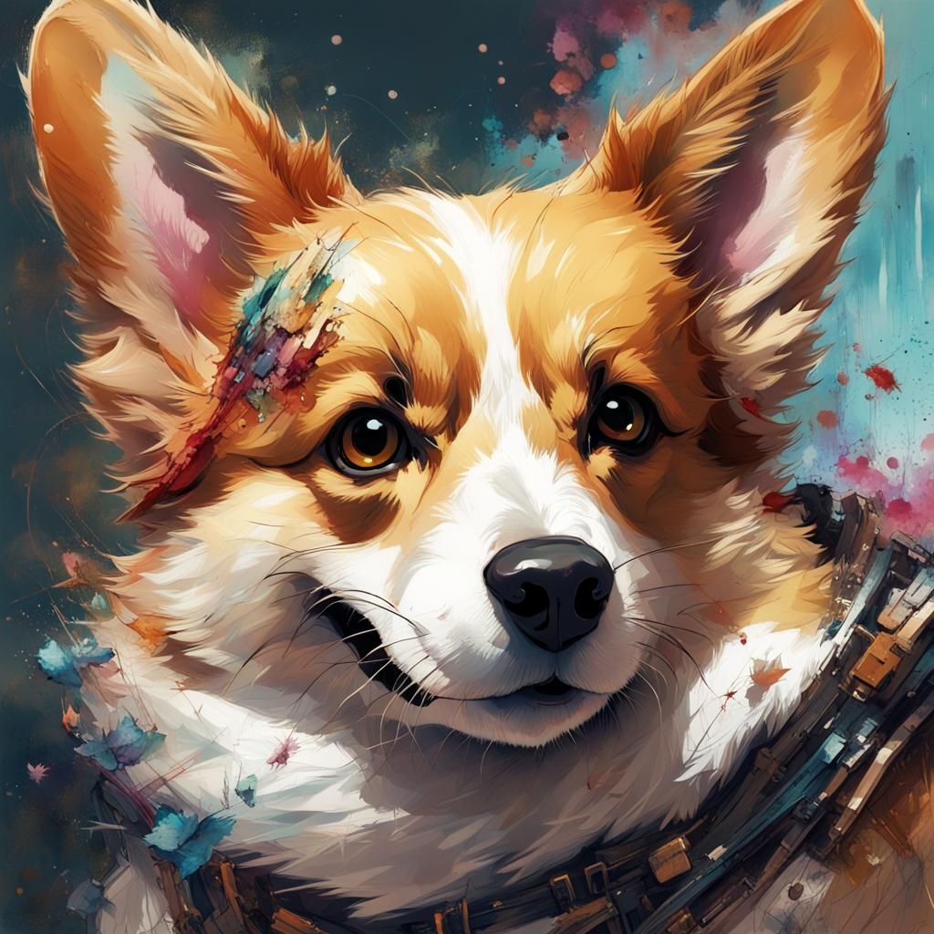 Corgi - AI Generated Artwork - NightCafe Creator