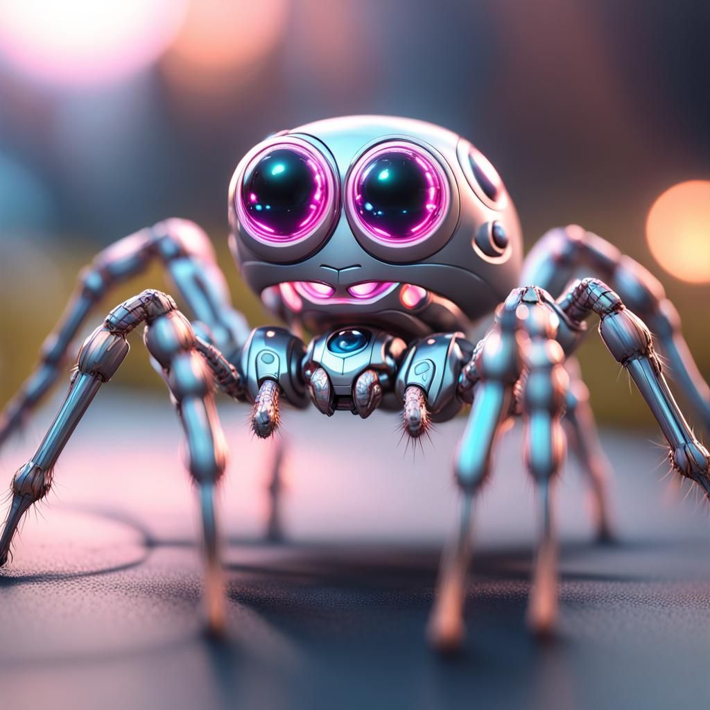 Robot Spider - AI Generated Artwork - NightCafe Creator