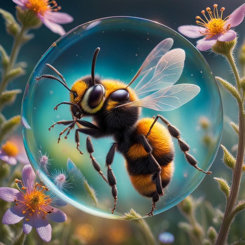 The Buzzing Life. - AI Generated Artwork - NightCafe Creator