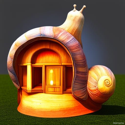 This Is the House That Snail Built - AI Generated Artwork - NightCafe ...