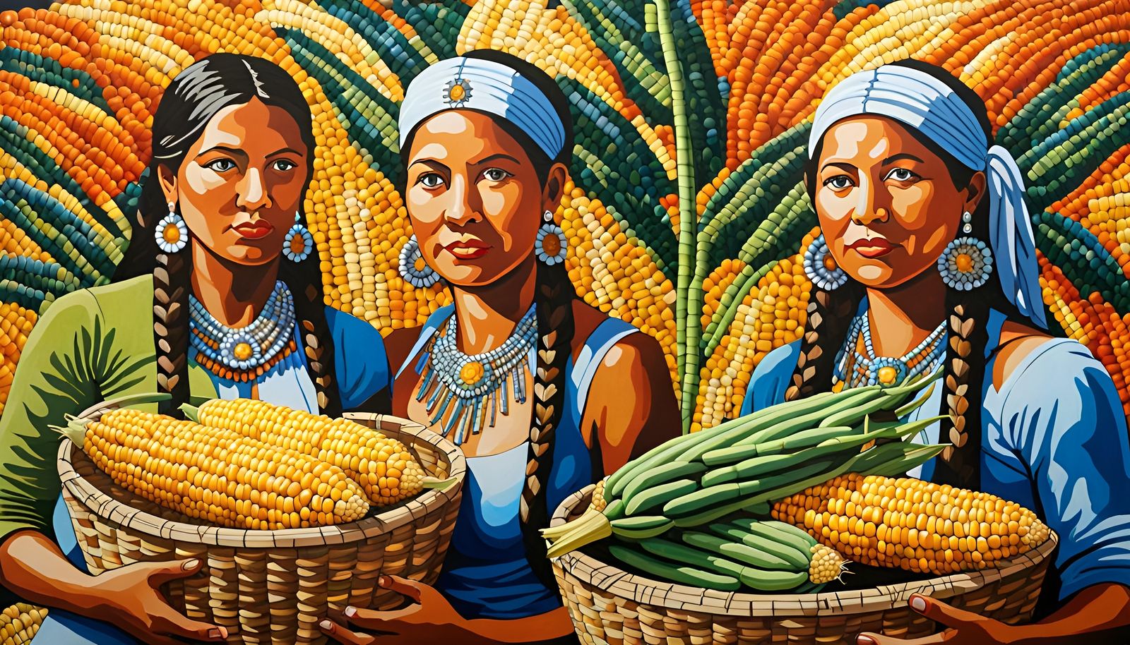 Mosaic Maize - AI Generated Artwork - NightCafe Creator