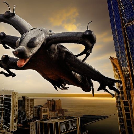 2000s SyFy Channel made-for-TV movie about a giant, mechanical "flying ...