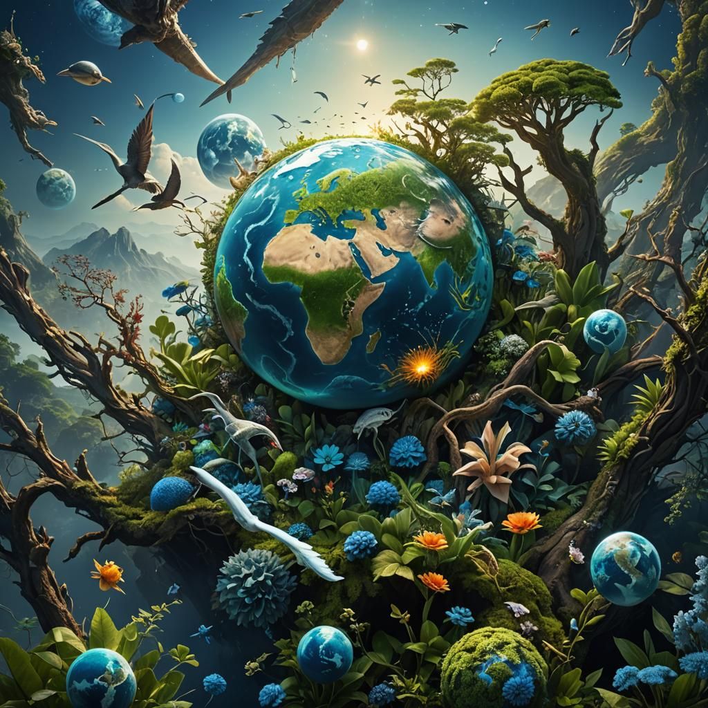 Mother Earth - AI Generated Artwork - NightCafe Creator