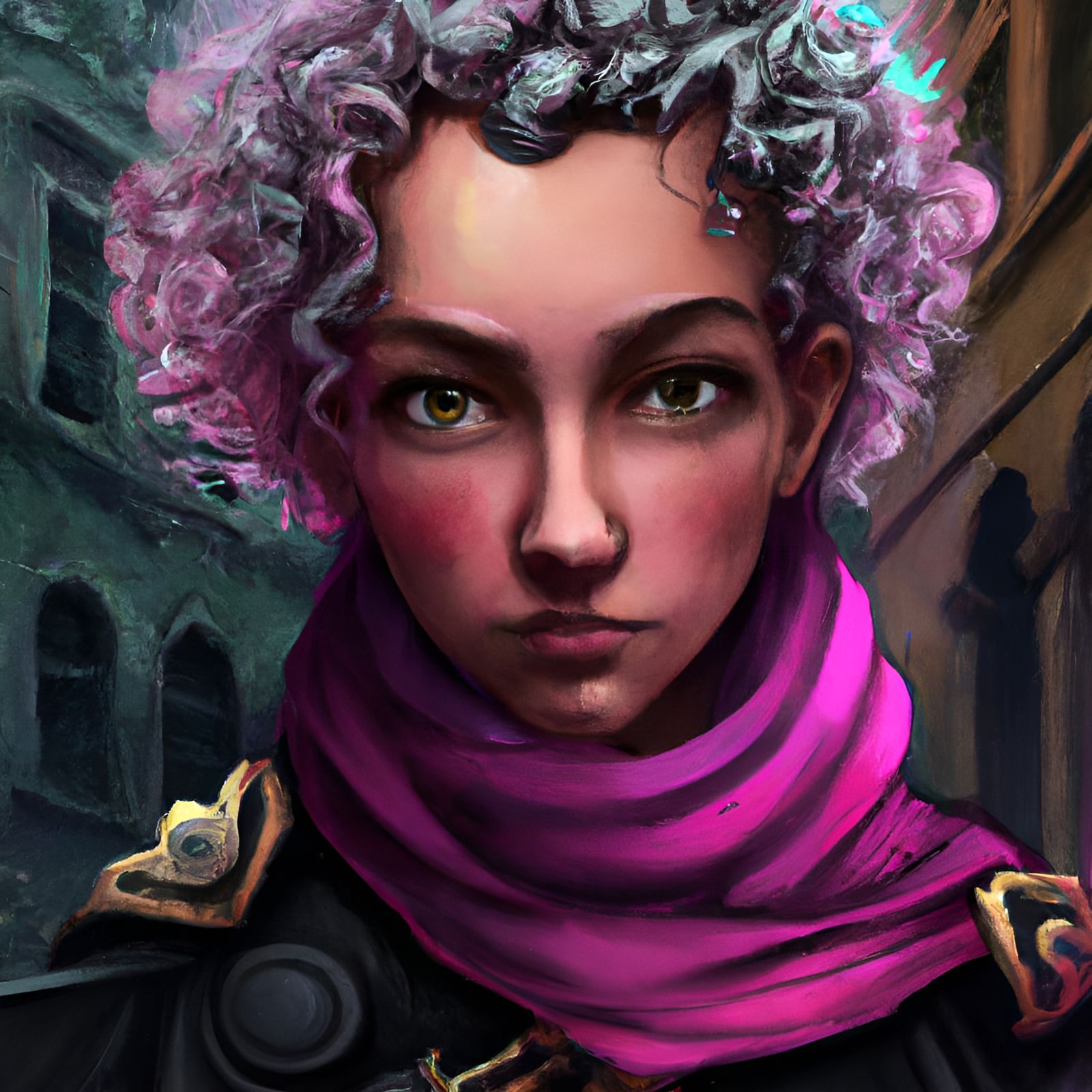 Violet Rogue (Illustration) - AI Generated Artwork - NightCafe Creator