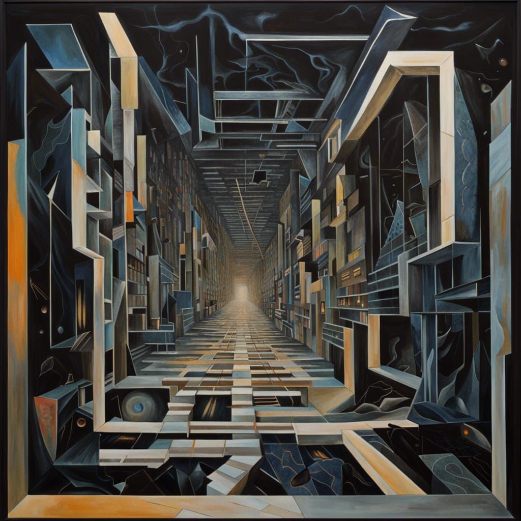 Interdimensional maze - AI Generated Artwork - NightCafe Creator