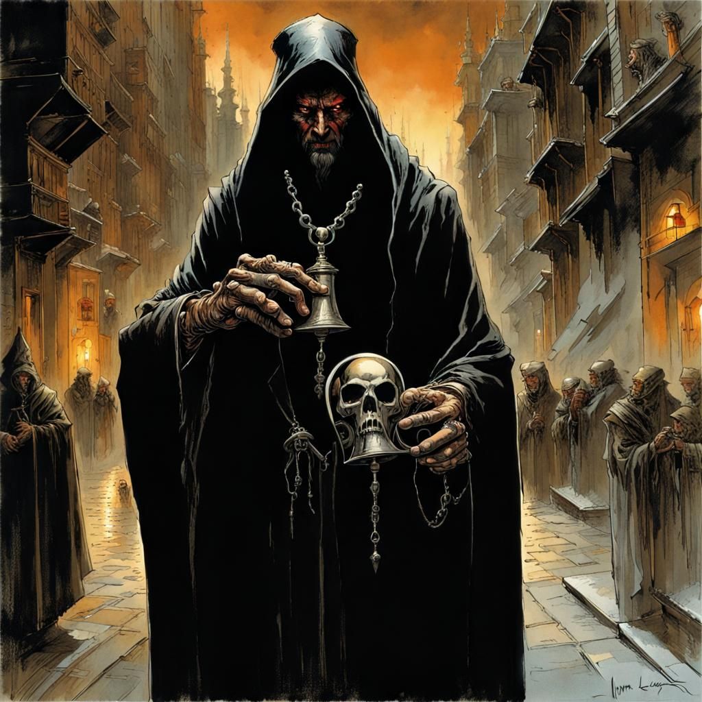 A dark prophet of doom - AI Generated Artwork - NightCafe Creator