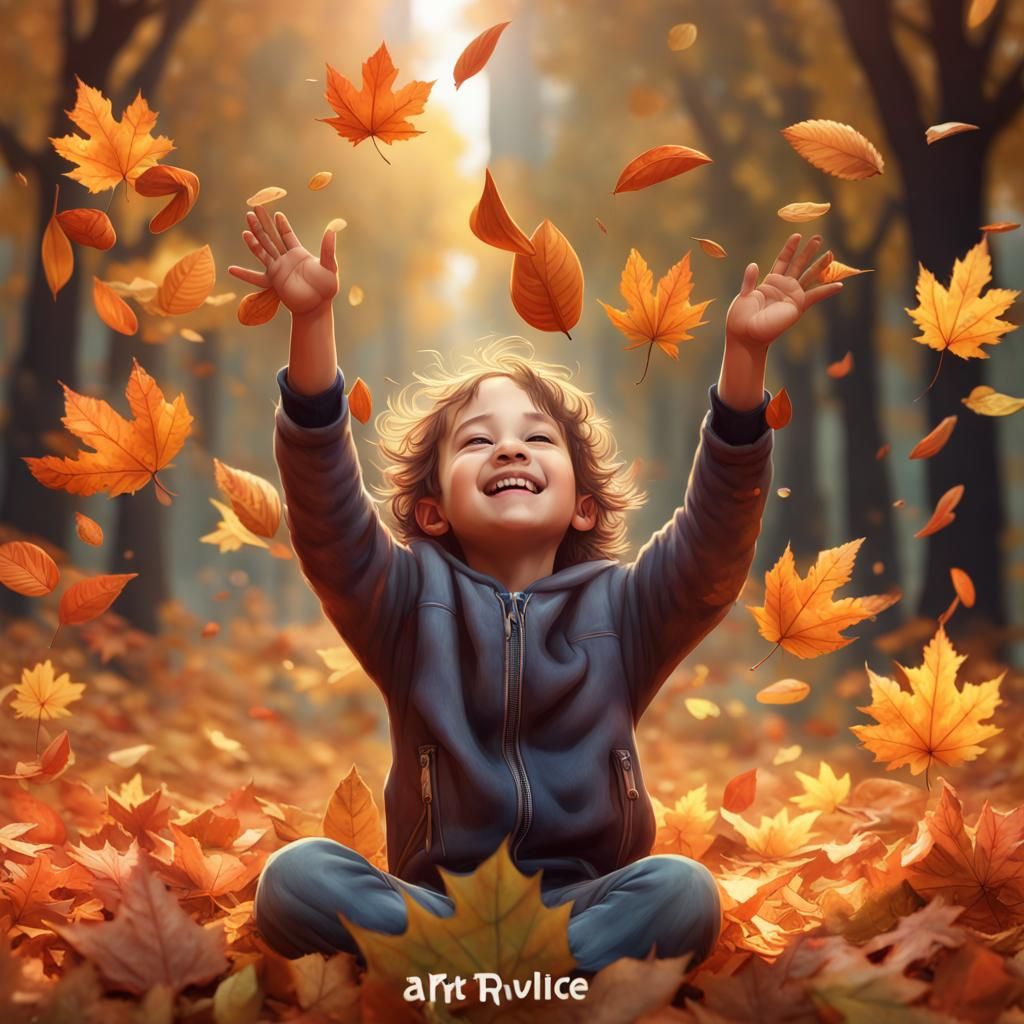 Playing outside - AI Generated Artwork - NightCafe Creator