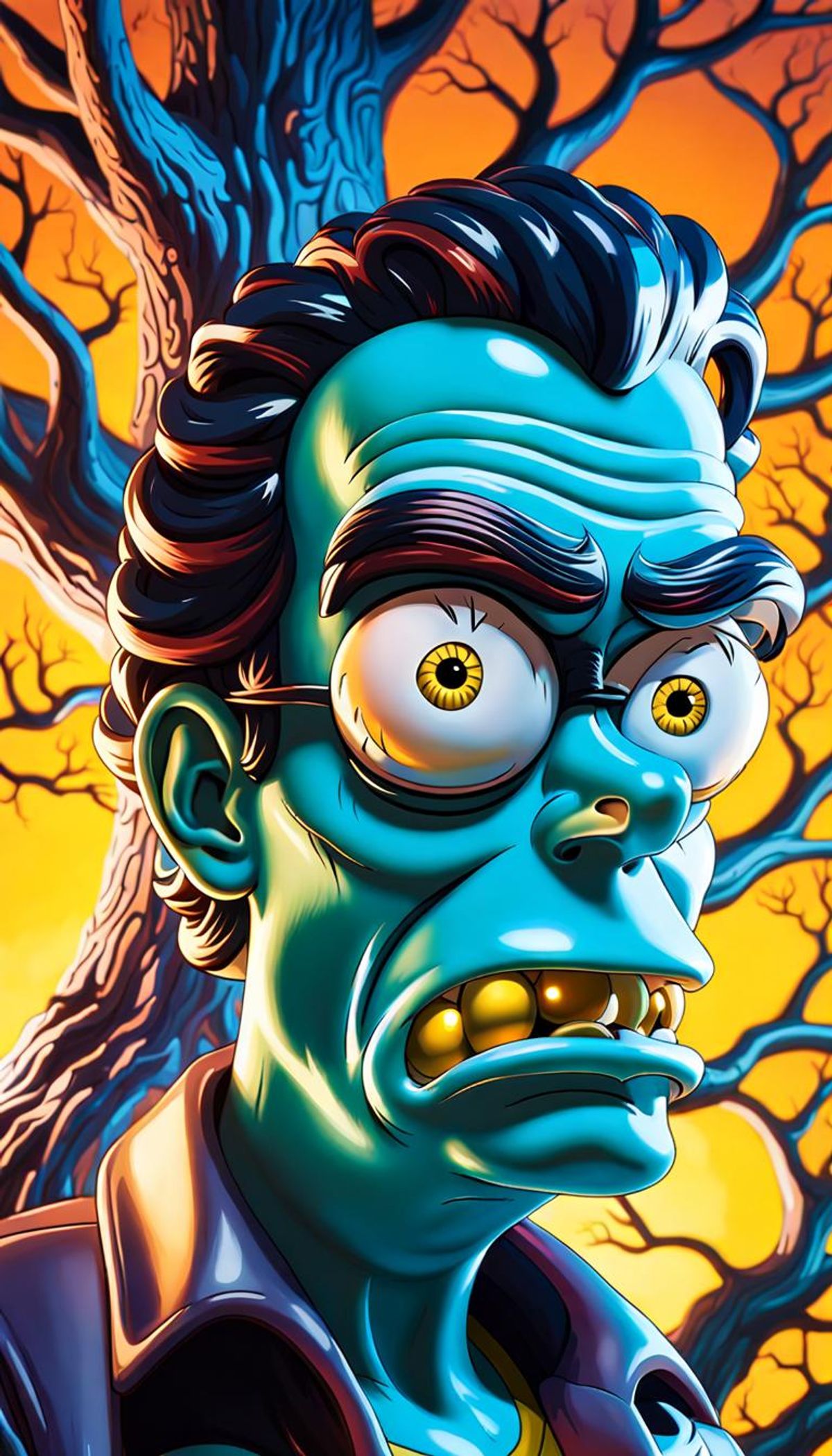 One of the Simpsons - AI Generated Artwork - NightCafe Creator