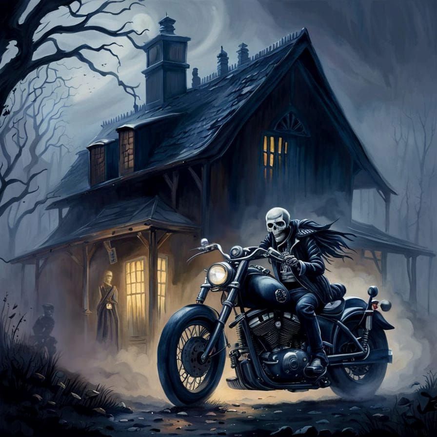 Ghost driver?! - AI Generated Artwork - NightCafe Creator