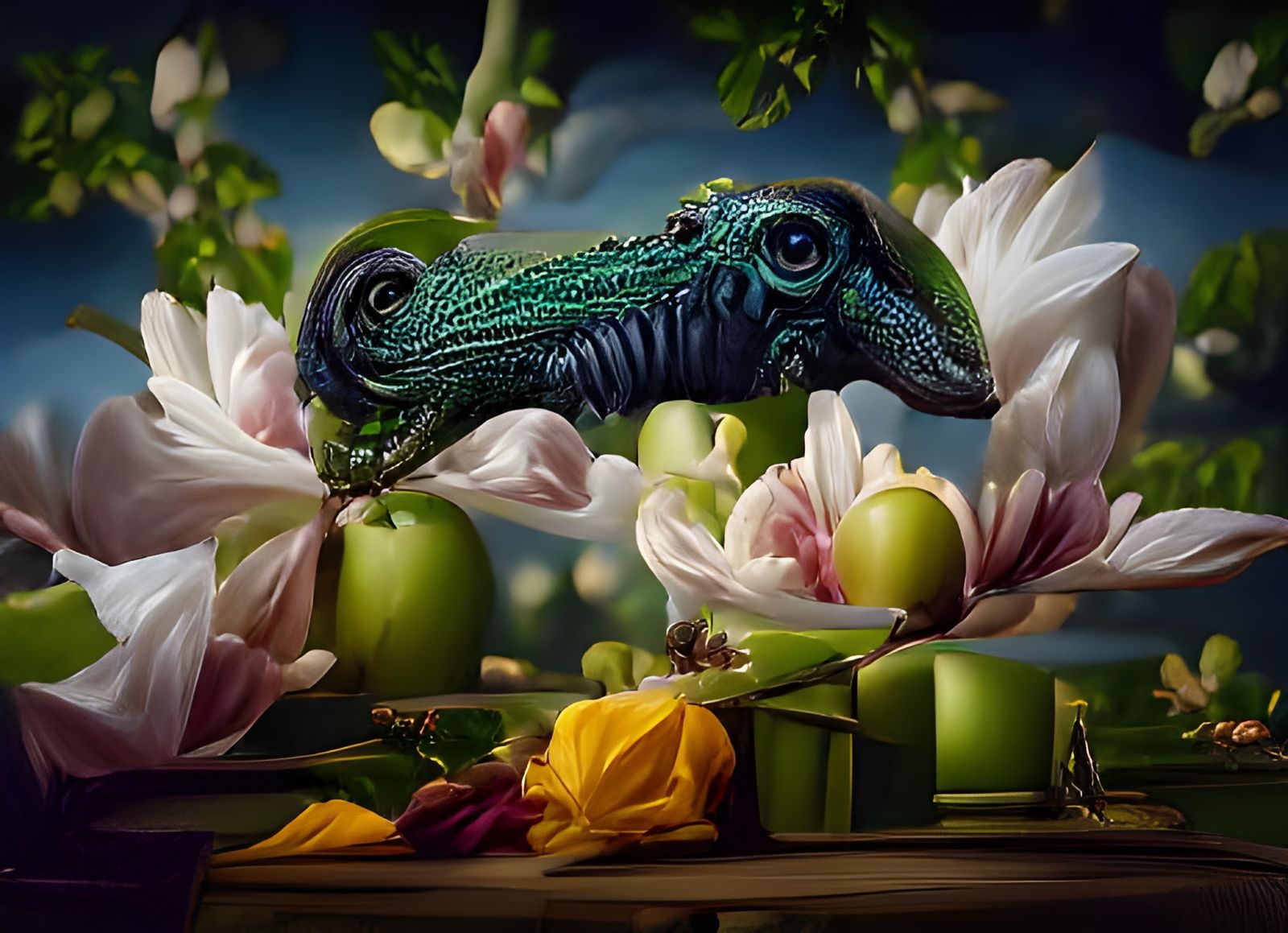 Magic Realism - My Curious Visitor - AI Generated Artwork - NightCafe ...