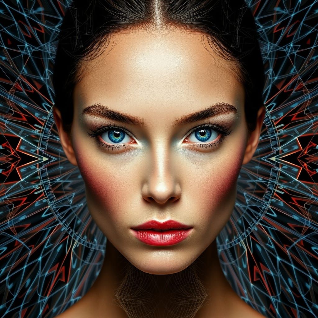 Theoretical Portrait of Flawless Beauty in Abstrac... - AI Art