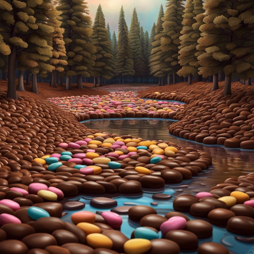 candy Forest - AI Generated Artwork - NightCafe Creator