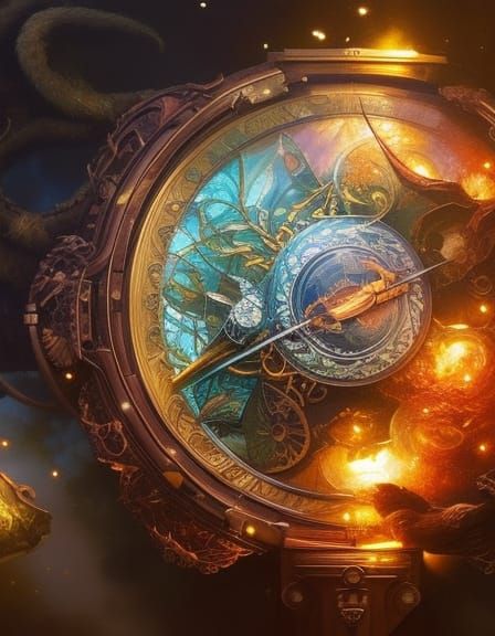 Elemental Seasons Compass made of Winter and Spring and Summer and ...