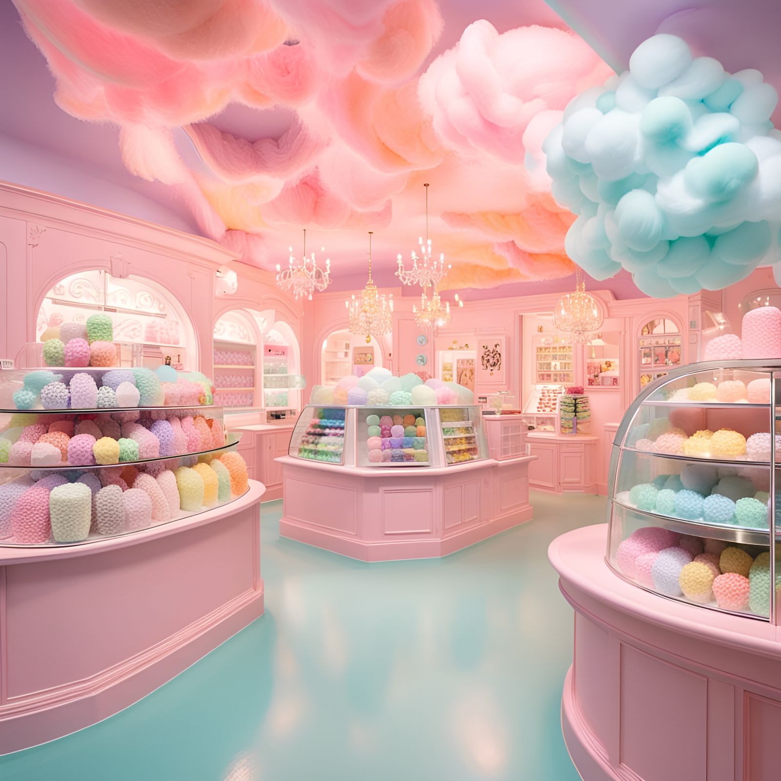Step into "Sugarland Wonderland," an enchanting candy shop blending ...