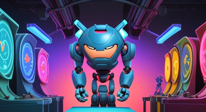 Arcade Bot. - AI Generated Artwork - NightCafe Creator