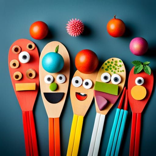 Makin' Wooden Spoon Monsters For My Friends II - AI Generated Artwork ...
