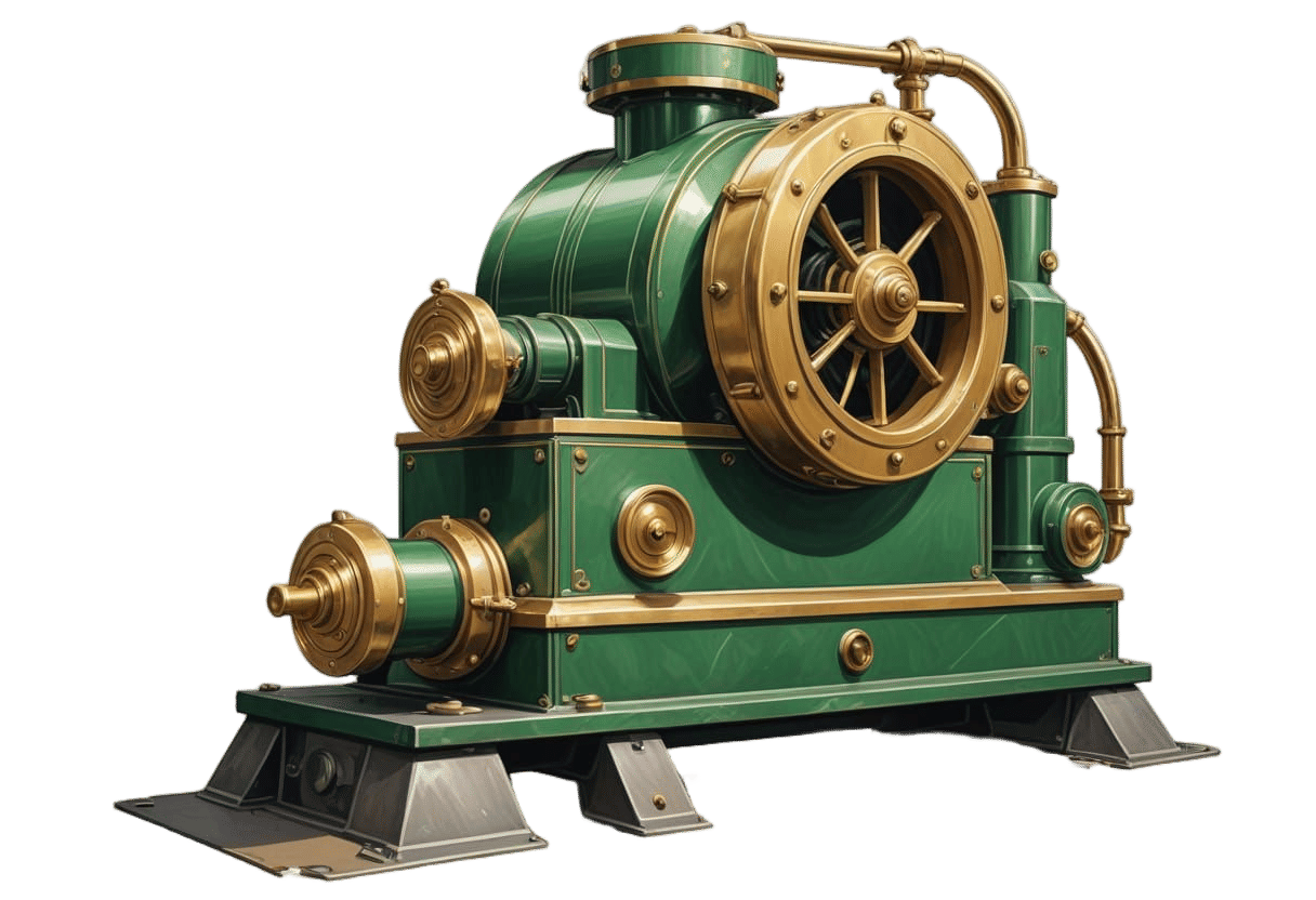 Elegant 19th-Century Art Deco Industrial Device - AI Art