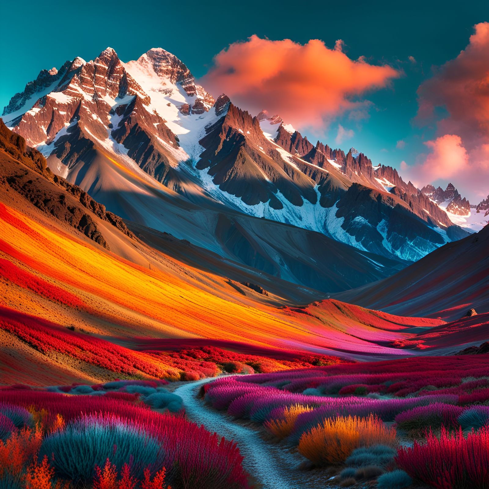 The Mountain - AI Generated Artwork - NightCafe Creator