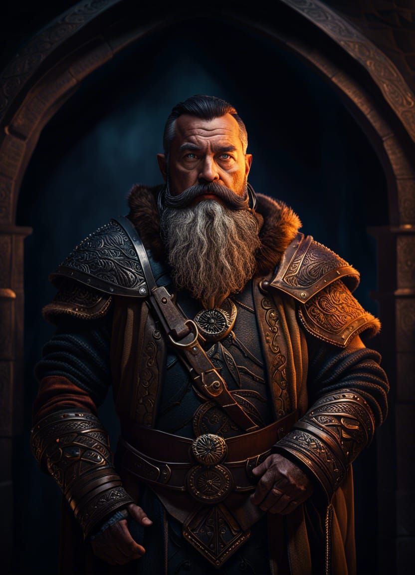 dwarven man - AI Generated Artwork - NightCafe Creator