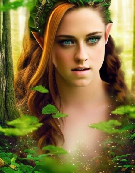 Pretty Elf Girl Kristen Stewart Ai Generated Artwork Nightcafe
