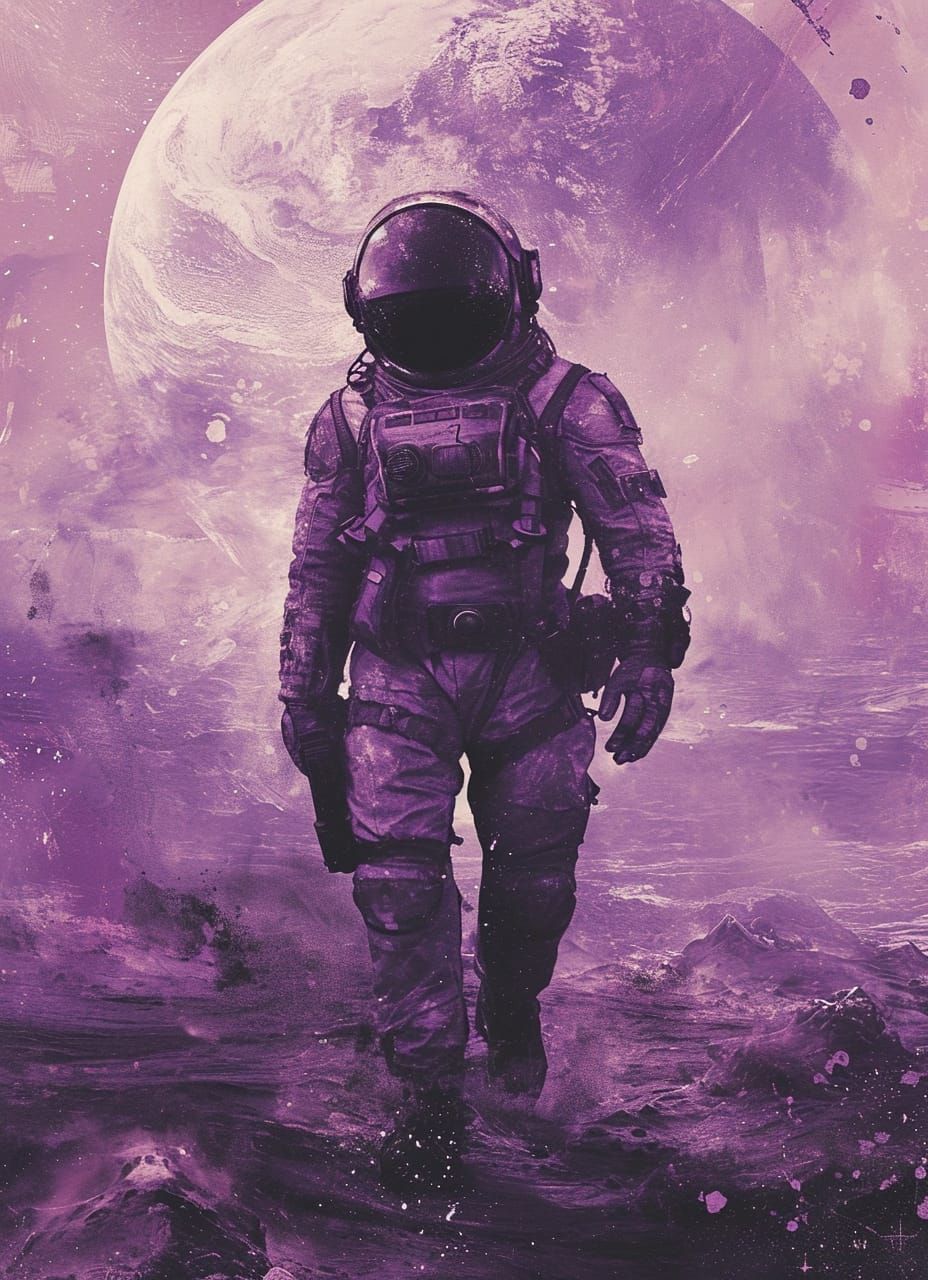 Lone Space Ranger - AI Generated Artwork - NightCafe Creator