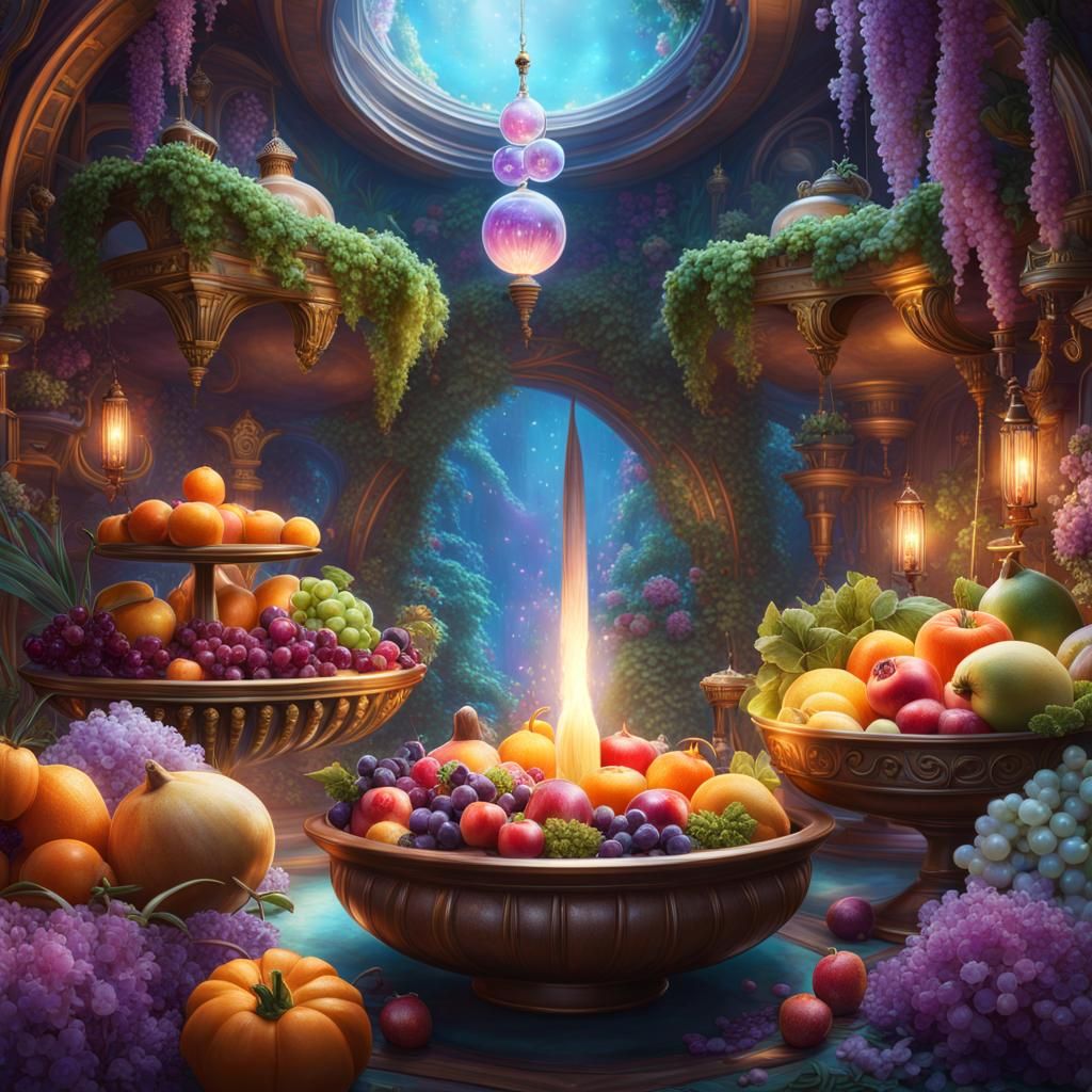 Healthy Food - AI Generated Artwork - NightCafe Creator