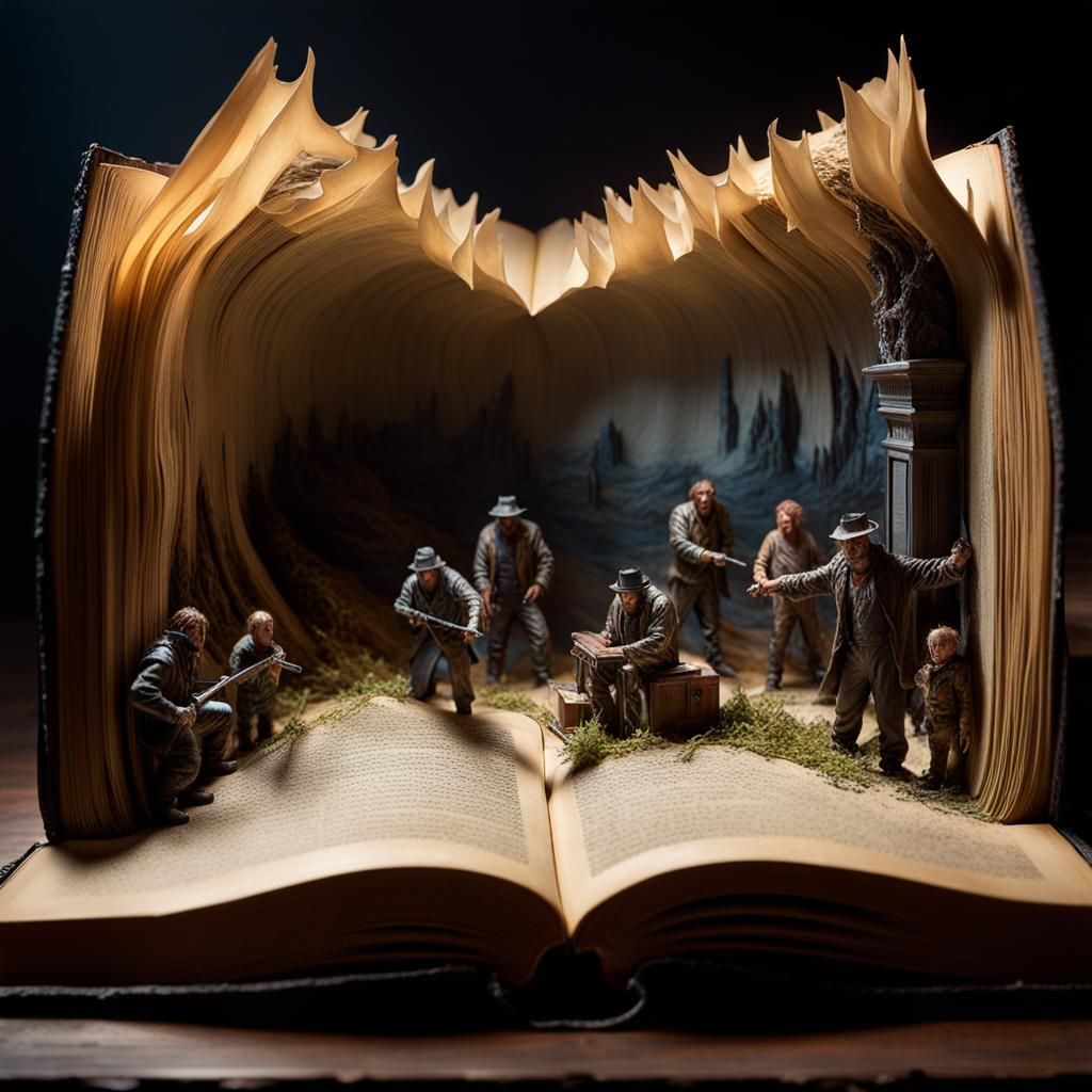 Open book - AI Generated Artwork - NightCafe Creator