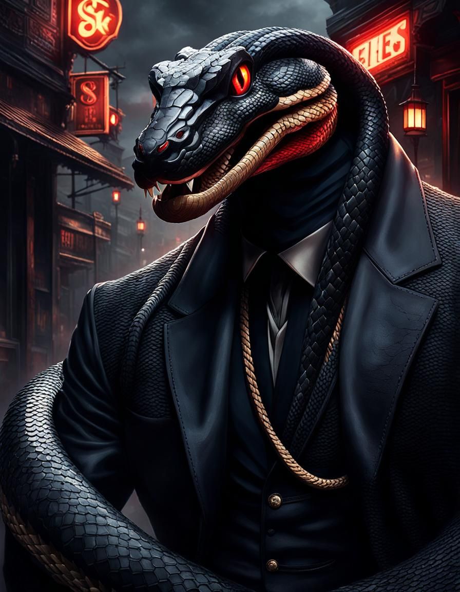 Well I was walking down the street Just a having a think When a snake ...