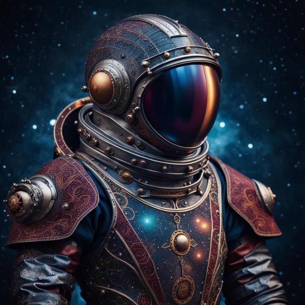 A Medieval Sci-Fi Spacesuit - AI Generated Artwork - NightCafe Creator